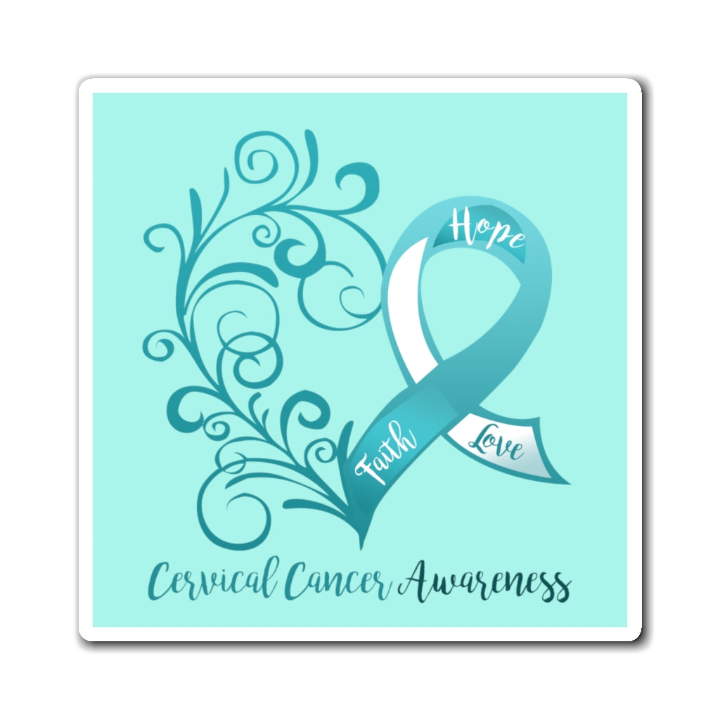 Cervical Cancer Hope Ribbon